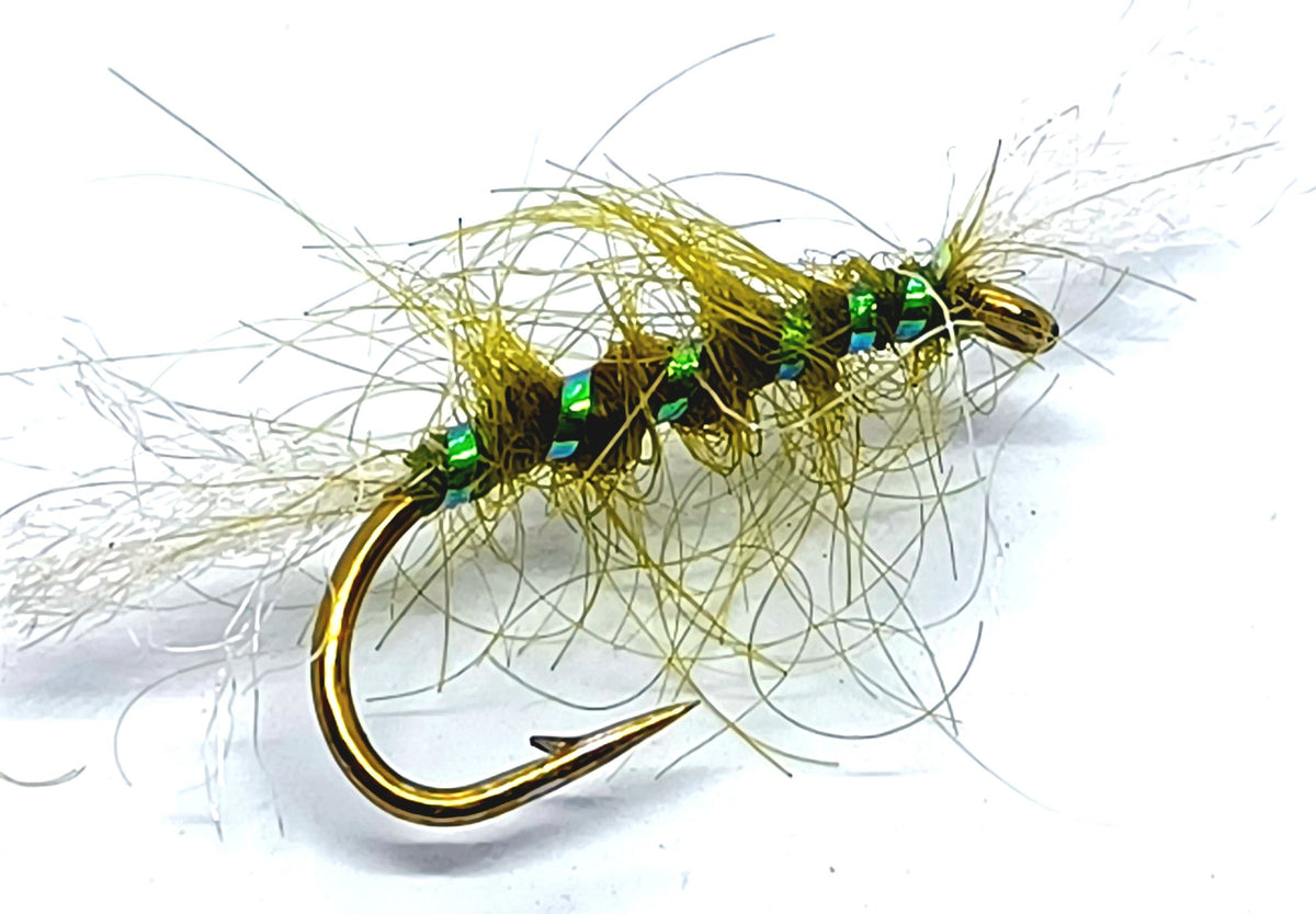 Shipmans Buzzer Fly Olive C160 ( S 10,12,14) – FlashAttackFlies