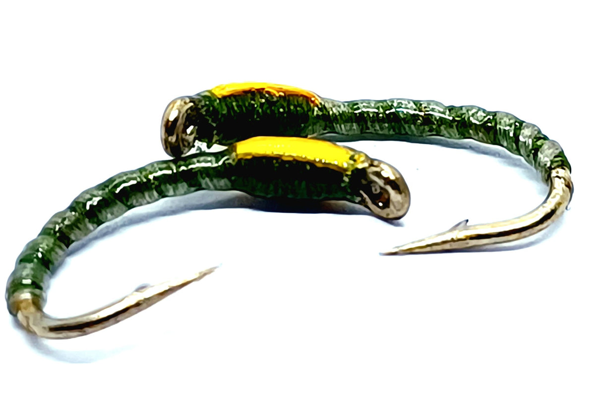 Buzzer Trout Fly Olive CODE C112 (s10,12,14) – FlashAttackFlies