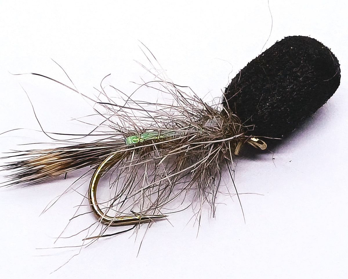 Hares Ear Shrimp Hybrid Popper CODE M105 (s10,12,14) – FlashAttackFlies