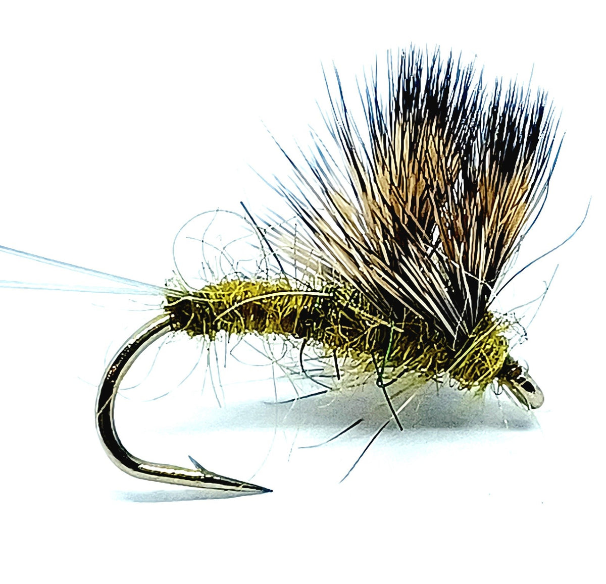 Double Decker Fly Olive CODE J124 (s10,12,14) – FlashAttackFlies