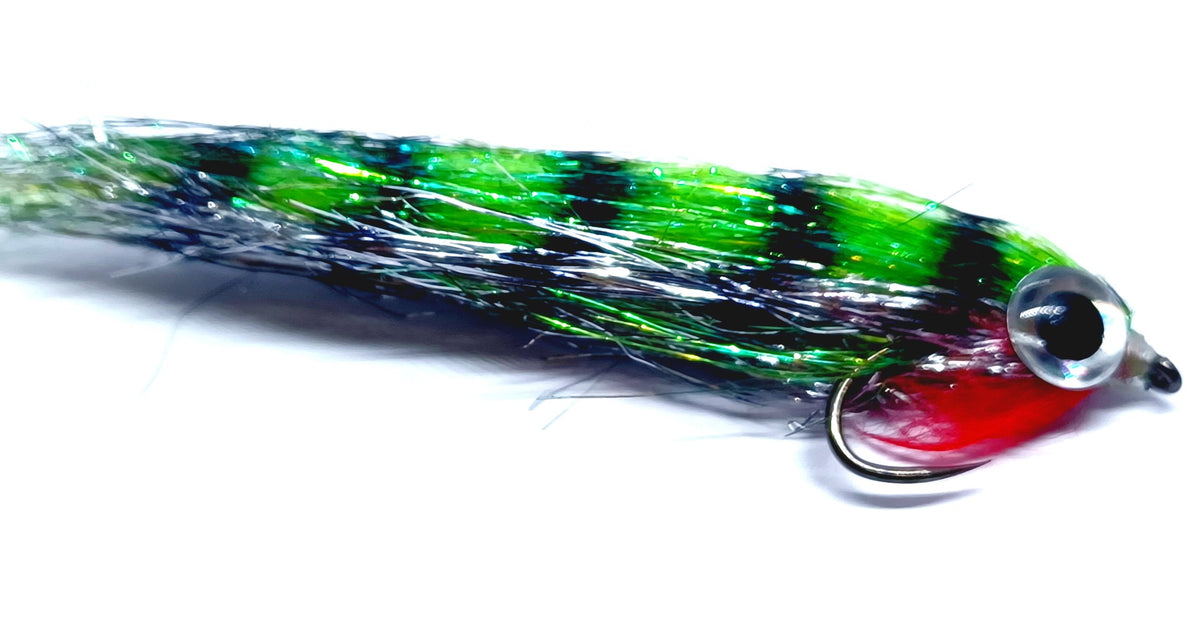 Big Brown Perch Fry CODE PFR2(Barbless) – FlashAttackFlies