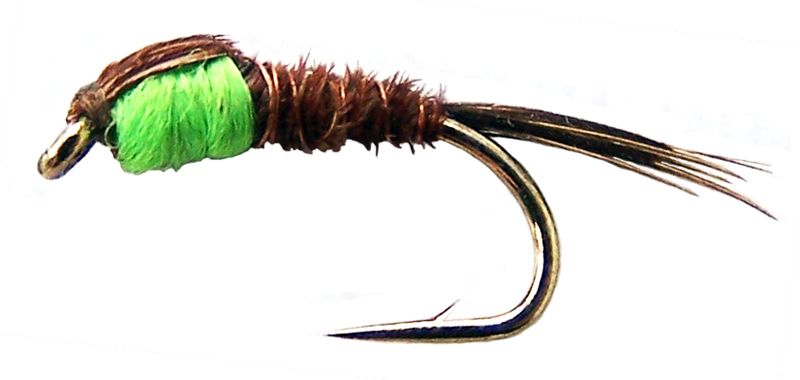 Pheasant Tail Fly Green Nymph CODE U107 (S12) – FlashAttackFlies