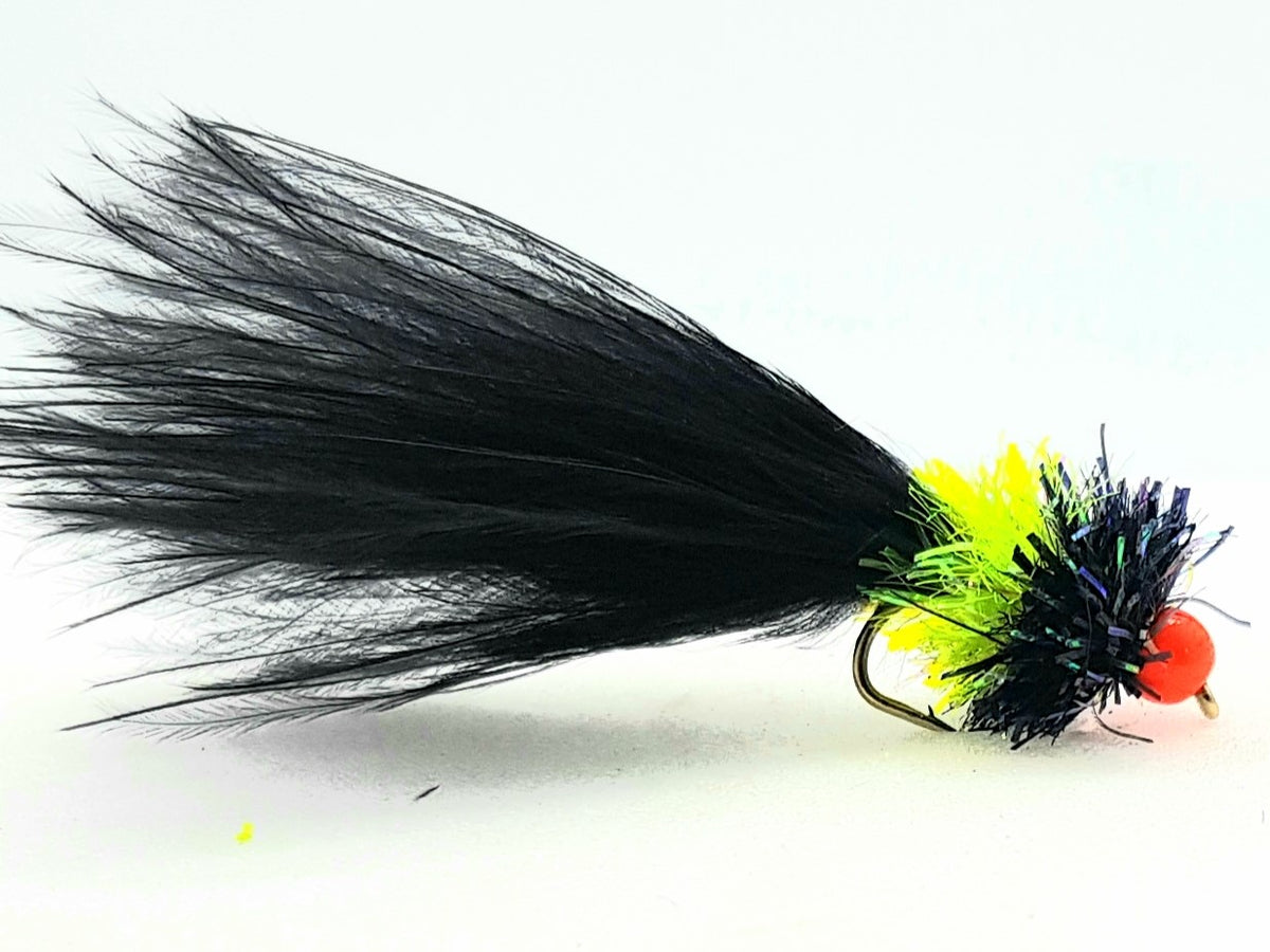 Black & Green Lure Fly Code O127 (s10) – FlashAttackFlies