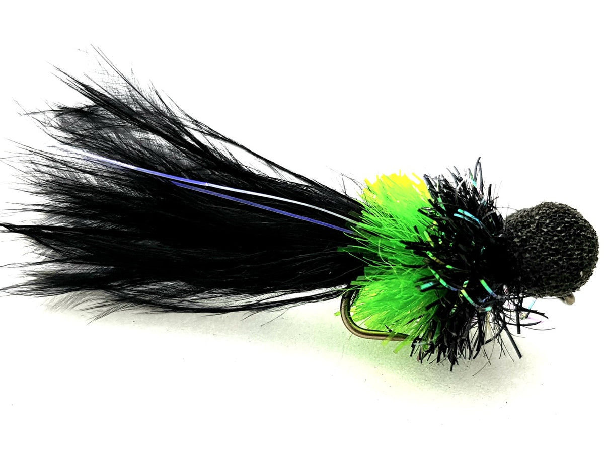Black and Green Booby Size 8 Code B125 – FlashAttackFlies
