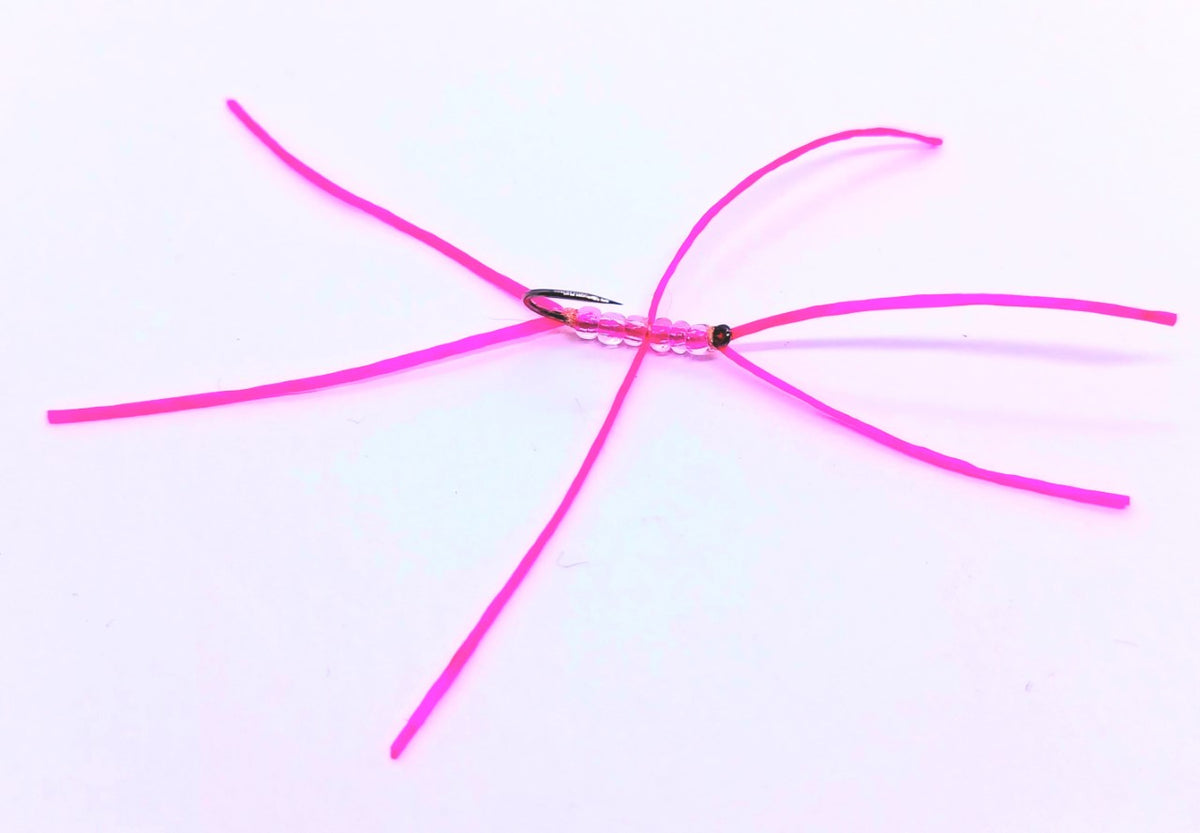 Apps Worm Fly Pink CODE HL20 (s10) Barbless – FlashAttackFlies