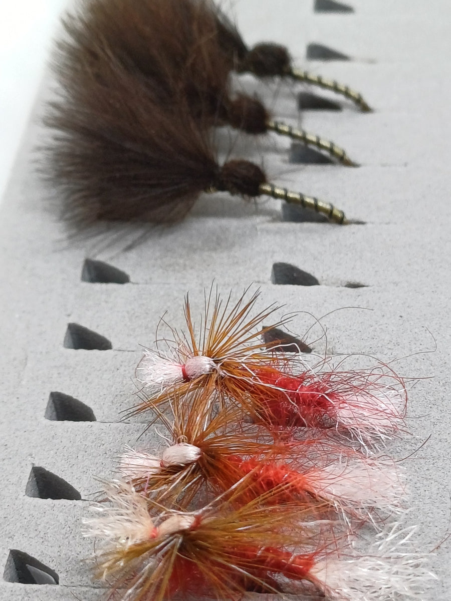 Beginner Angler's Trout Fly Sets - 60 Barbed Or Barbless Flies, Just ...