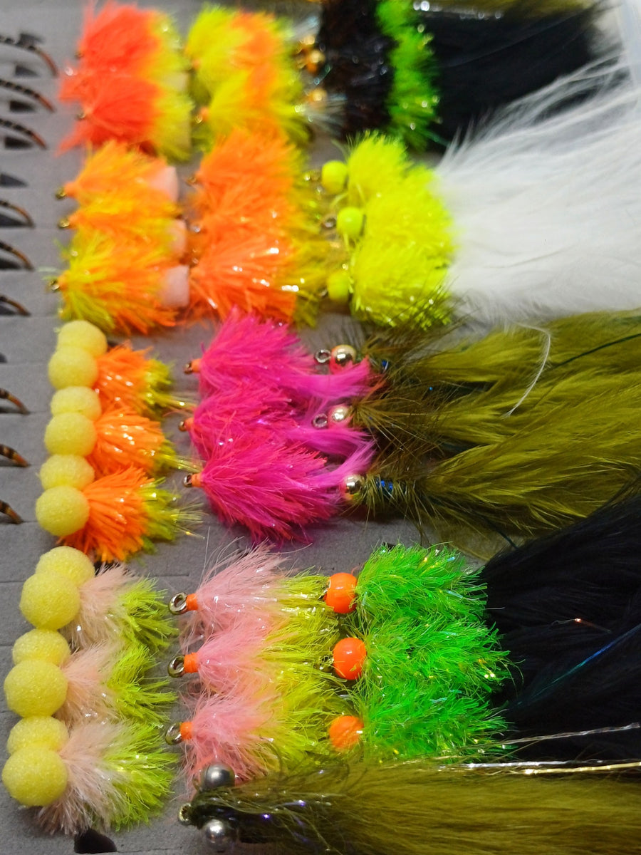 Beginner Angler's Trout Fly Sets - 60 Barbed Or Barbless Flies, Just ...