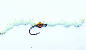 Mohito Green Worm Fly CODE WFG1 (S10) – FlashAttackFlies