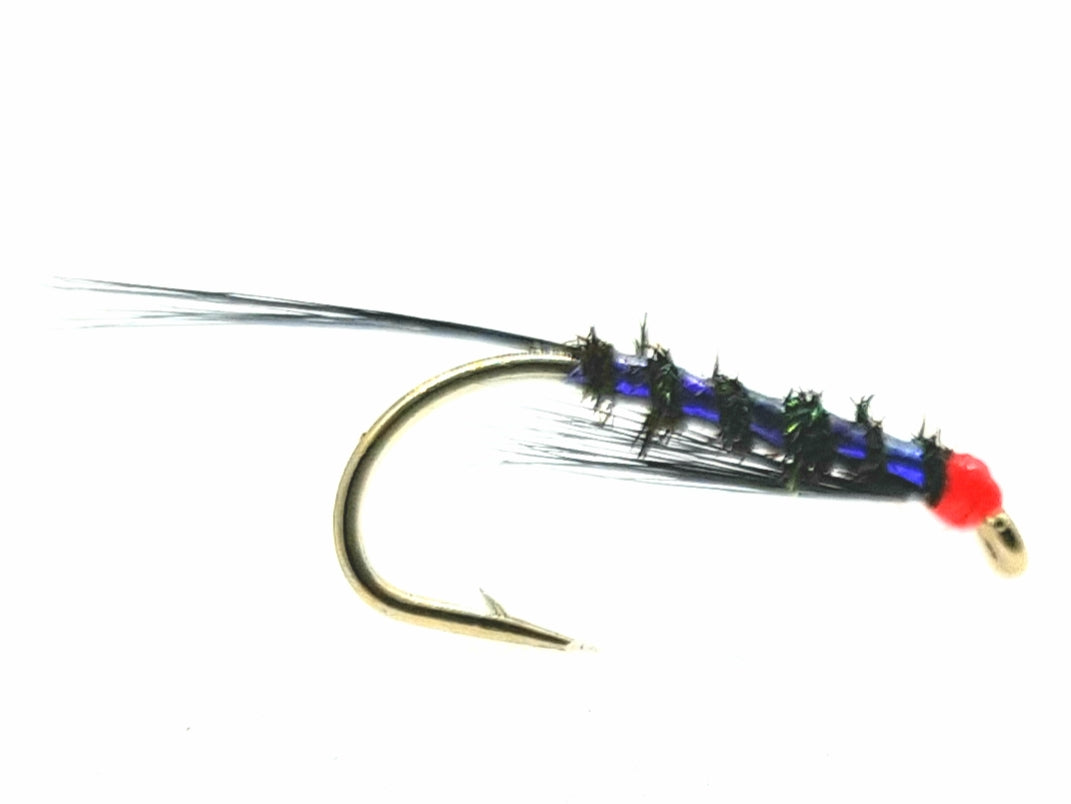 Red Head Black Diawl Bach UV Rib Code I119 (S10,12) – FlashAttackFlies