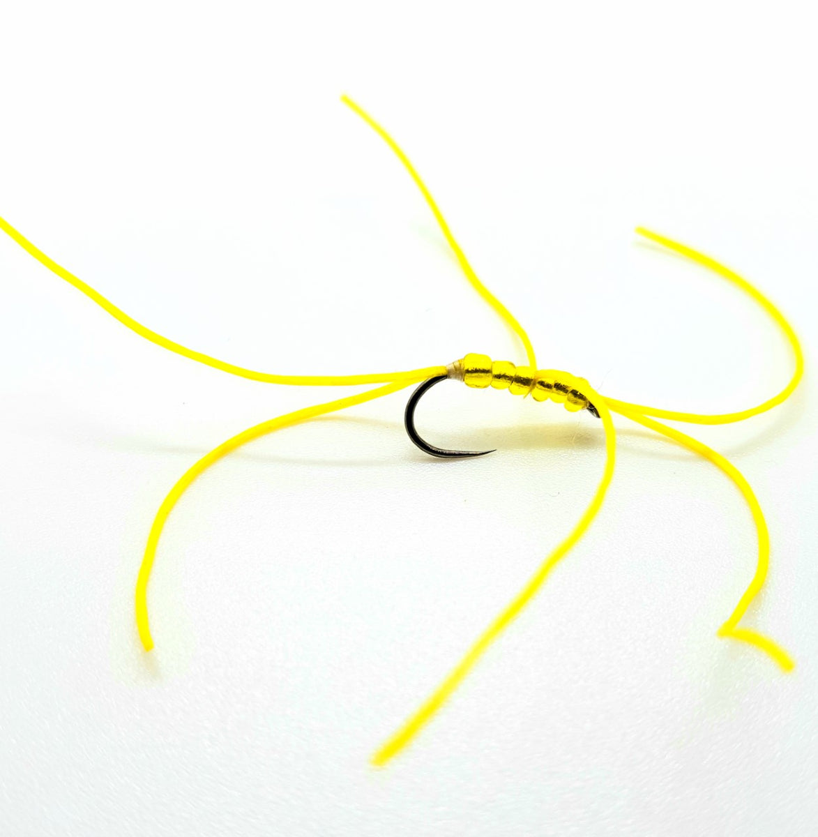 Yellow Apps Worm Trout Fly – FlashAttackFlies
