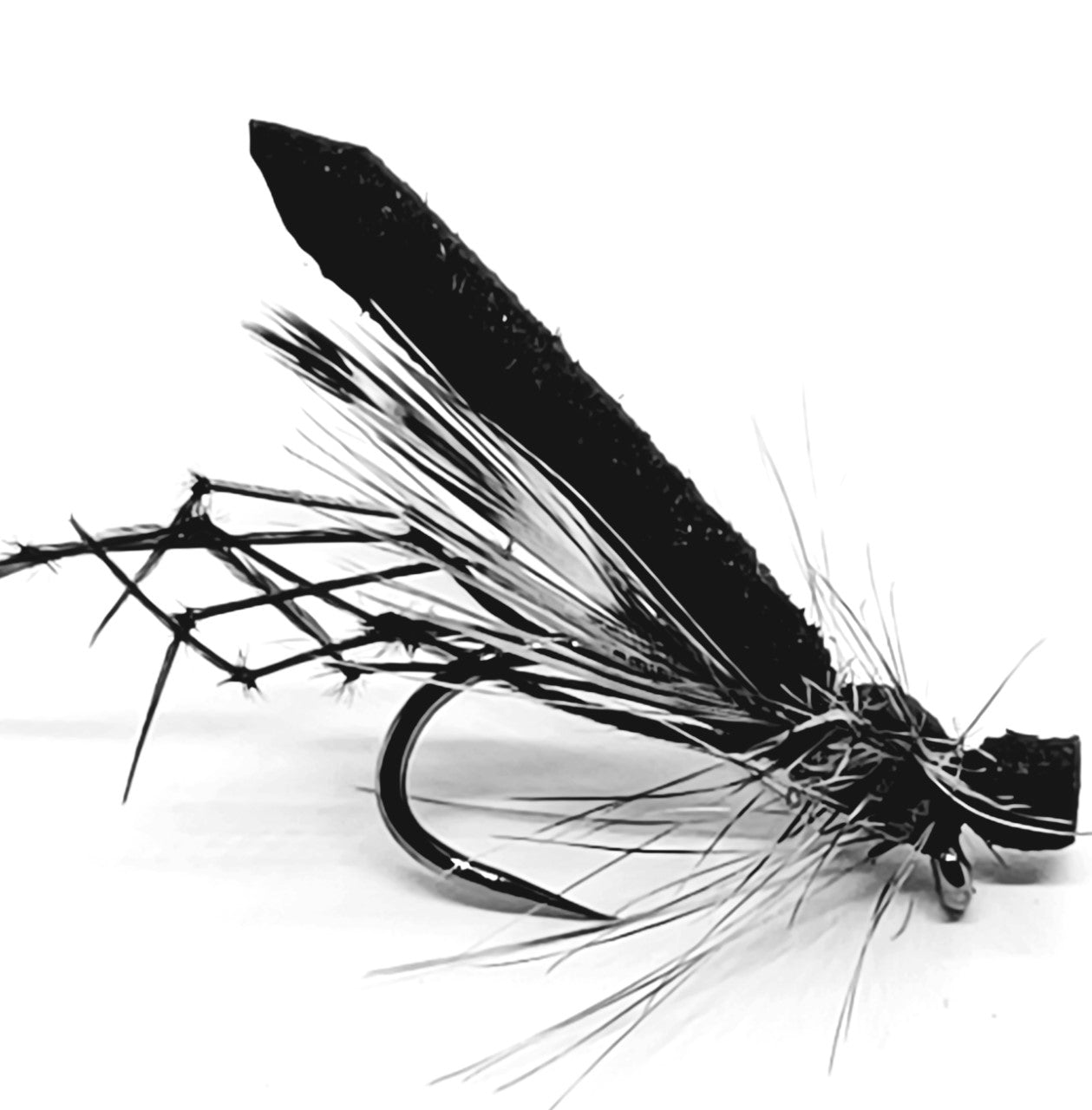 Daddy Longlegs Fly Black CODE BD33 (s10,12,14) – FlashAttackFlies