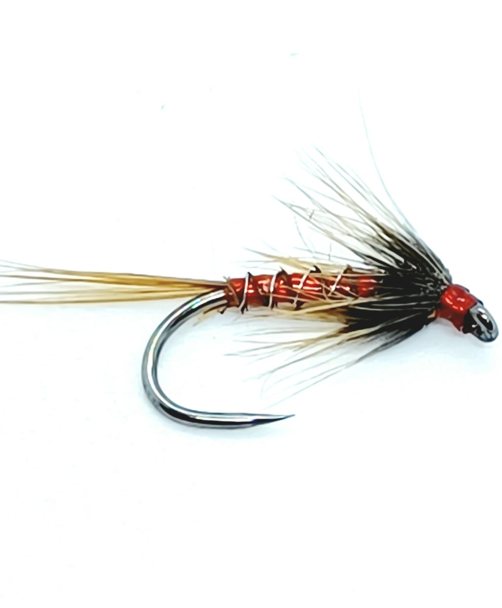Red Nemo Cruncher Fly CODE HC5 (s10,12,14) – FlashAttackFlies