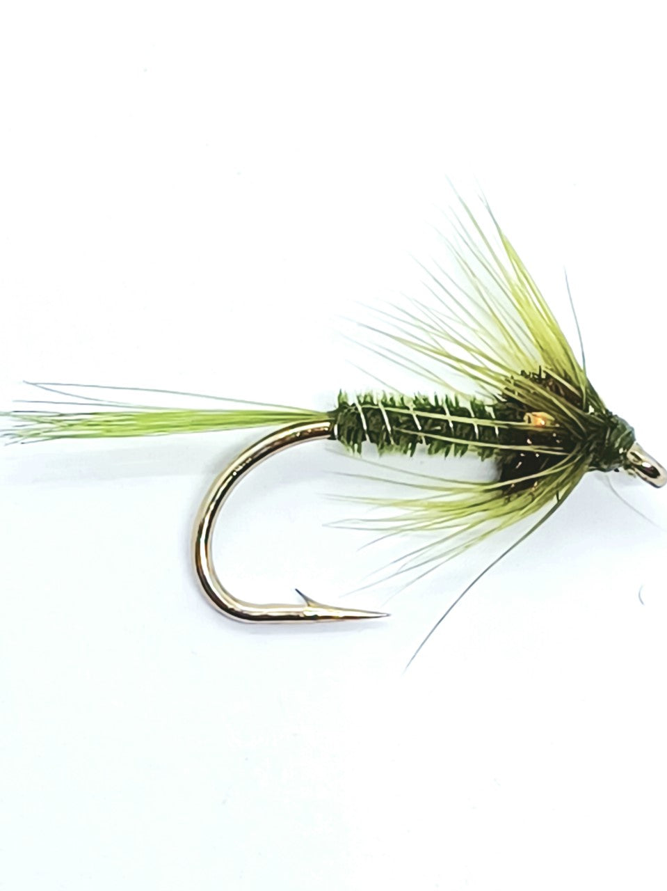Cruncher Fly Olive Gold Cheek CODE E115 (s10) – FlashAttackFlies