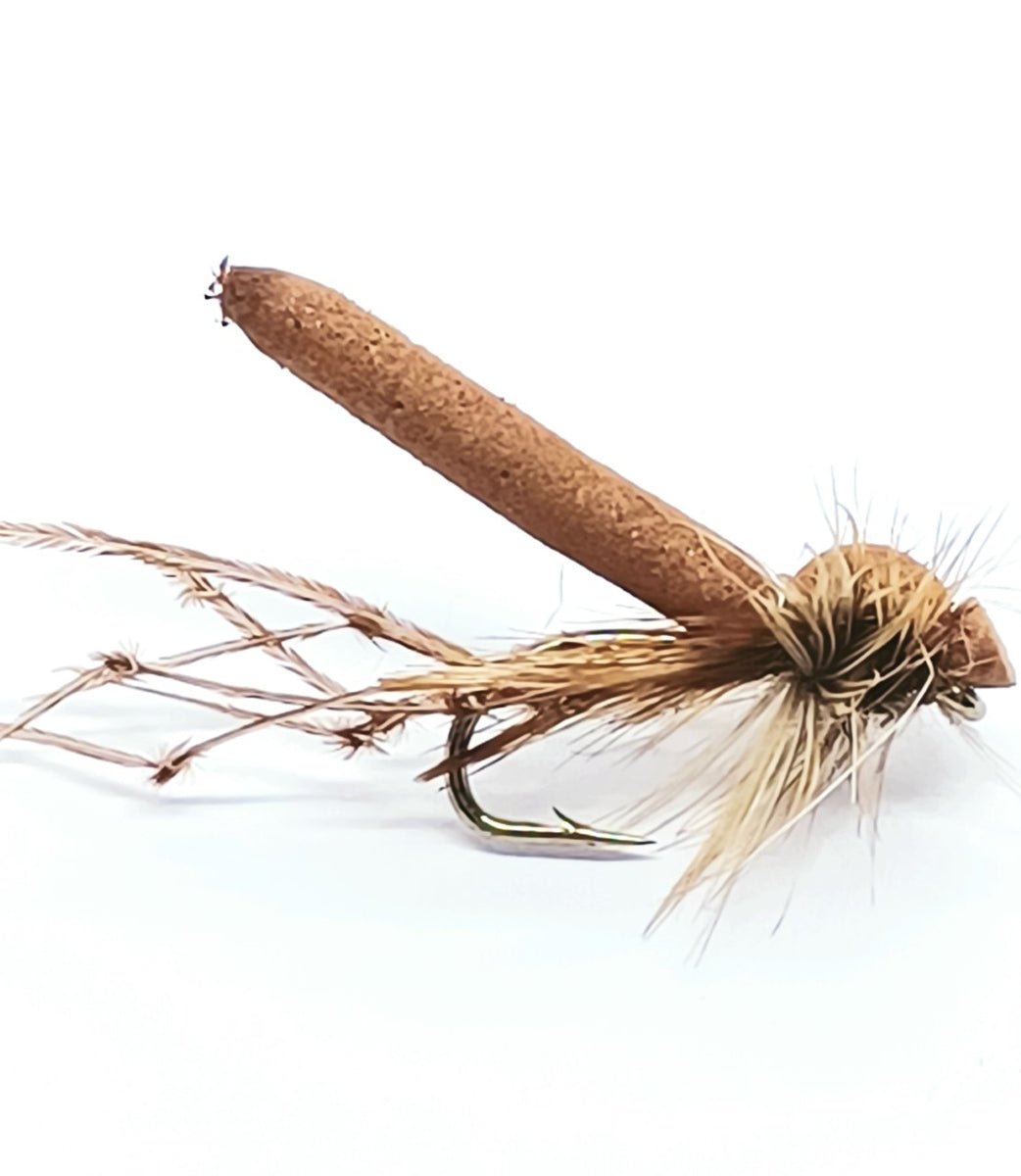 Brown Foam Daddy Fly Code F113 (S10,12) – FlashAttackFlies