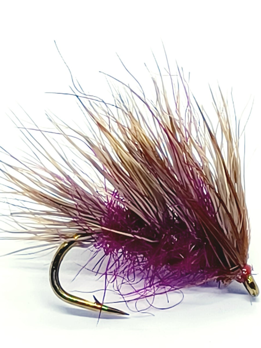 Claret Sedge Hog Dy Fly (S10) J154 – FlashAttackFlies
